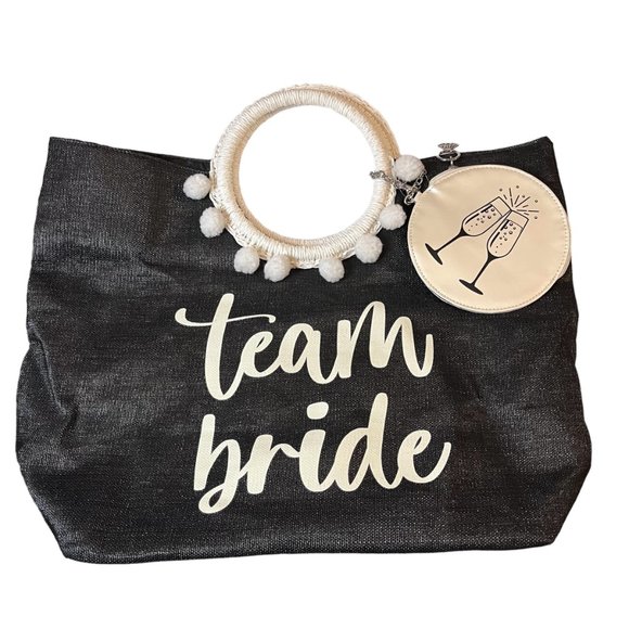 Bags | Team Bride Bachelorette Weekender Tote Bag Satchel Carry All ...
